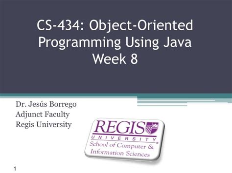 Ppt Cs 434 Object Oriented Programming Using Java Week 8 Powerpoint
