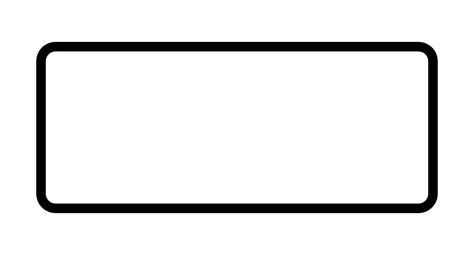 Rounded Rectangular Icon Rectangle Shape 46045180 Vector Art At Vecteezy