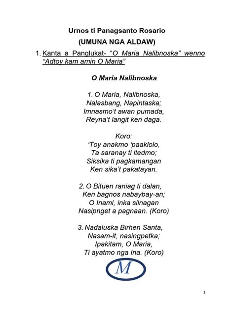 Block Rosary Ilokano Pdf