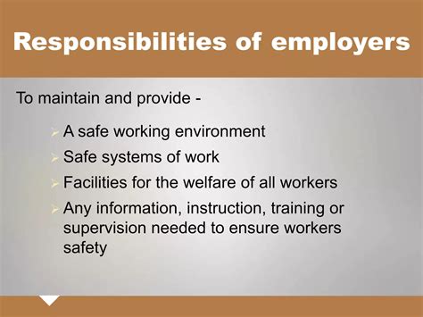 Workplace Health And Safety Practices Presentation Pptx