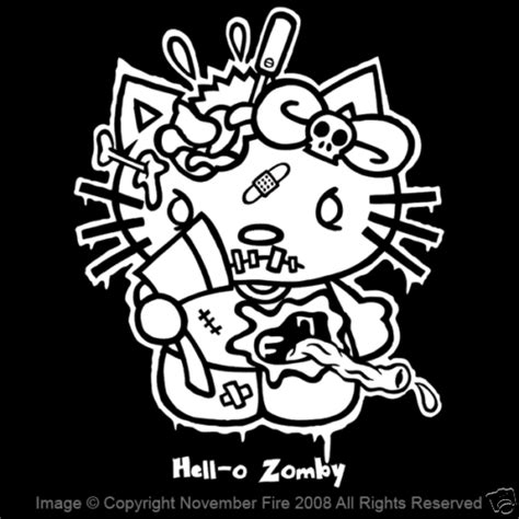 Gangsta Hello Kitty Coloring Pages [2025]