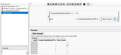Solved How To Add Continuous Count Row With If Statement Jmp User