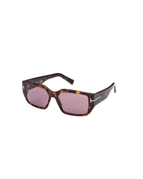 Tom Ford Rectangular Frame Sunglasses In Pink Lyst Uk