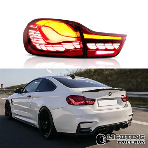 Full Led Tail Lights For 2014 2020 Bmw M4 Gts F32 F33 F36 F82 F83 Red
