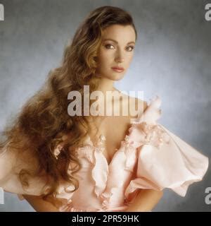 Studio Portrait Of Actress Jane Seymour Photographed In London In 1985