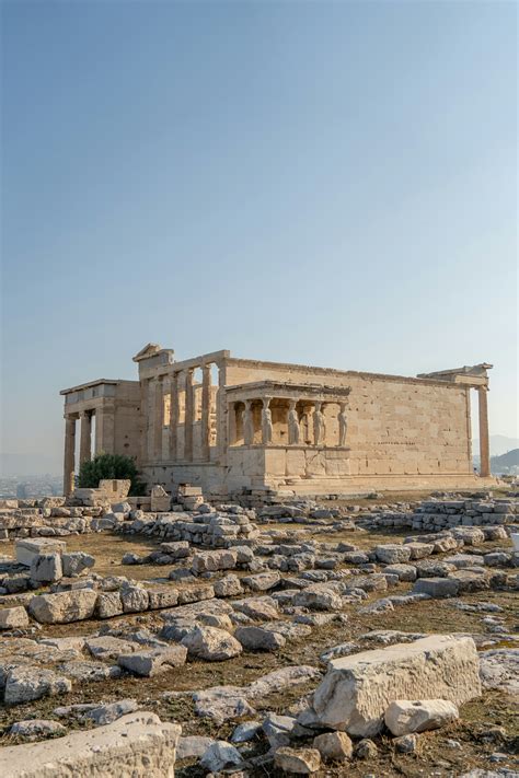 고대 그리스 도시 바알의 폐허 사진 Unsplash의 무료 아크로폴리스 이미지