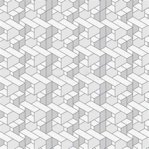 Vector Seamless Pattern Geometric Texture Stock Vector Illustration Of Cover Contour 67668271