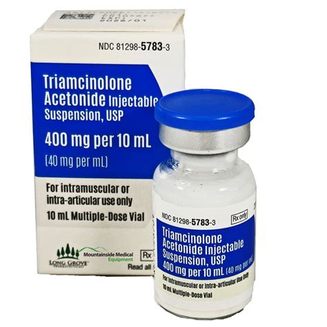 Kenalog 10 Injection Triamcinolone Acetonide 10 Mgml Wholesale
