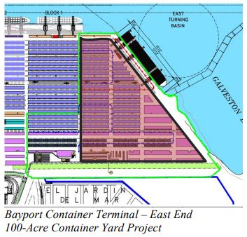 Public Notice 100 Acres Of Container Yard At Bayport East End