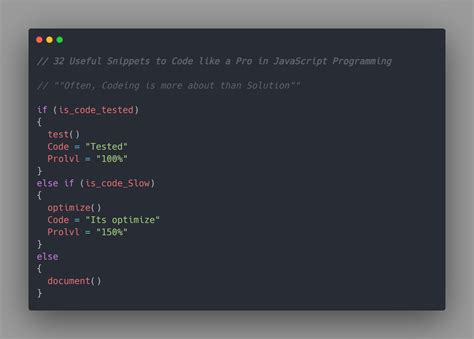 Javascript Code Samples
