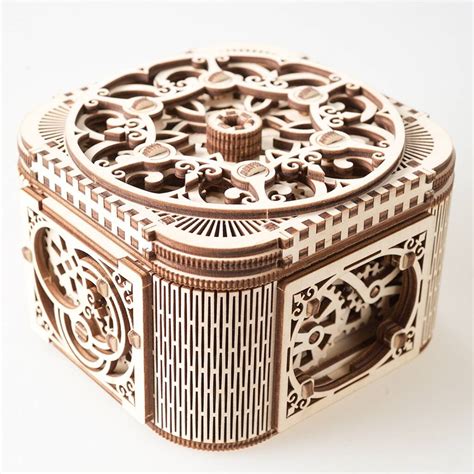 Treasure Box Wooden Self Assembly Kit Ugears By Friendly Ts