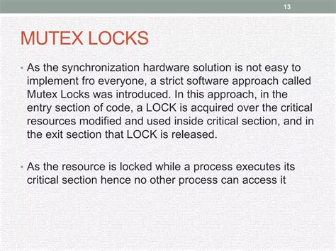 Process Synchronization In Operating Systems Pptx Operating Systems Computer Software And