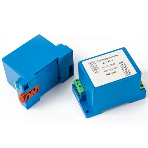 3 Phase Ac Voltage Sensor Transmitter 0 100v 0 220v 0 380v To 4 20ma 0
