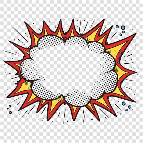 Blank Comic Book Text Bubble Illustration Premium Ai Generated Psd