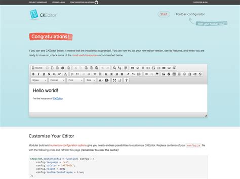 Ckeditor Weekly For February