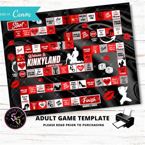 Monopoly Board Sex Game Etsy