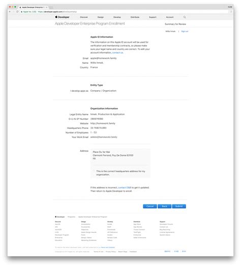 6 Tutoriel Apple Developer Enterprise Company Confirm Create Hmwk