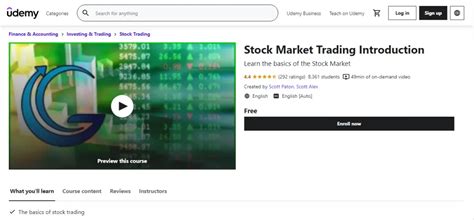 Best Udemy Stock Courses