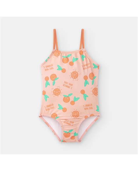 Bañador Niña Naranjas Lazo Waterlemon