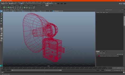 Fire Alarm Speaker 3d Model 24 3ds Blend C4d Fbx Max Ma Lxo