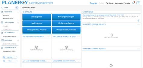 Expense Module Overview Planergy Customer Success