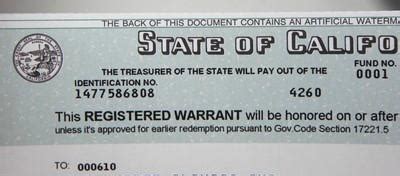 Got A California Iou Better Cash It Quick The Mercury News