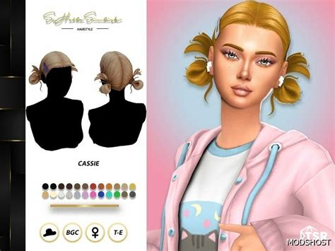 Cassie Hairstyle Sims 4 Mod Modshost