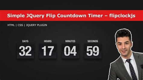 Simple Jquery Flip Countdown Timer Flipclockjs Youtube Simple Jquery Flip Countdown Timer Flipclockjs Youtube