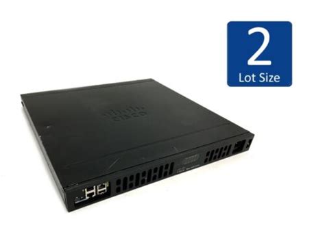 Lot Of 2 Cisco Isr4331k9 Gb Integrated Routers See Desc Ebay
