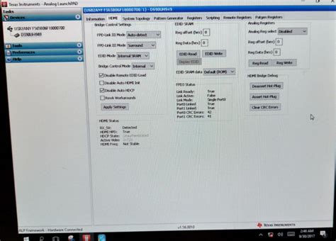 RTOS DS90UB948 Q1 DS90UB948 Q1 And DS90UB949 Q1 Setting Issue Interface Forum Interface