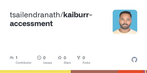 Github Tsailendranathkaiburr Accessment
