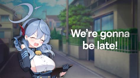 Akos In A Rush Blue Archive Meme Youtube
