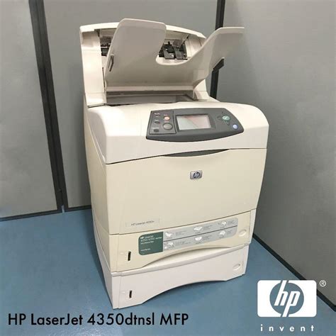 Hp 4350dtnsl Laserjet Printer With 500 Sheet Stapler Stacker Output
