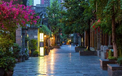 Kuanzhai Alleys Scenery Editorial Image Image Of Sichuan 76435195