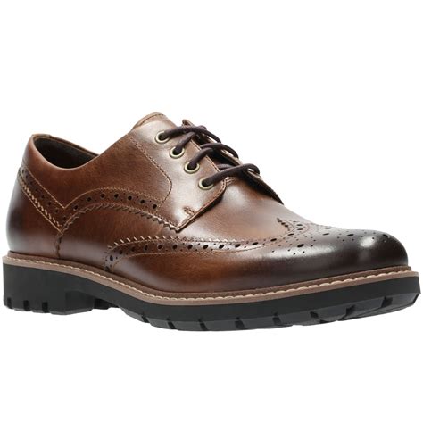 Batcombe Wing Mens Brogues Modern Leather Lace Up Shoes With Brogue