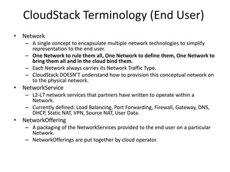 3 Networking Cloudstack Developer Day Ppt