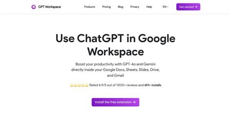 GPT Workspace: Enhancing Productivity in Google Workspace - NavTo.AI