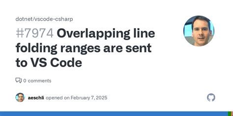 Overlapping Line Folding Ranges Are Sent To Vs Code · Issue 7974 · Dotnetvscode Csharp · Github