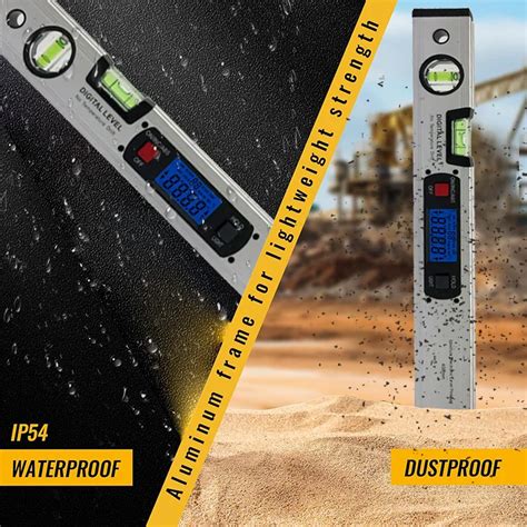 2025 Ip54 Protected 163 Inch Digital Torpedo Level Protractor Angle