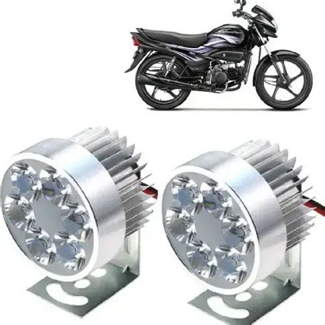 Motorcycle Mini Side Mirror Spot Fog 6led Head Light 12 V 6 W