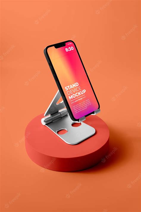 Premium Psd Device Stand Mockup Presentation