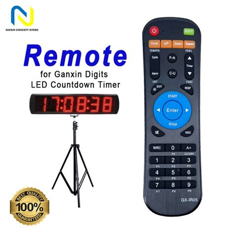 remote gx ir05 for 💥 ganxin 5 inch digits led countdown timer 💥