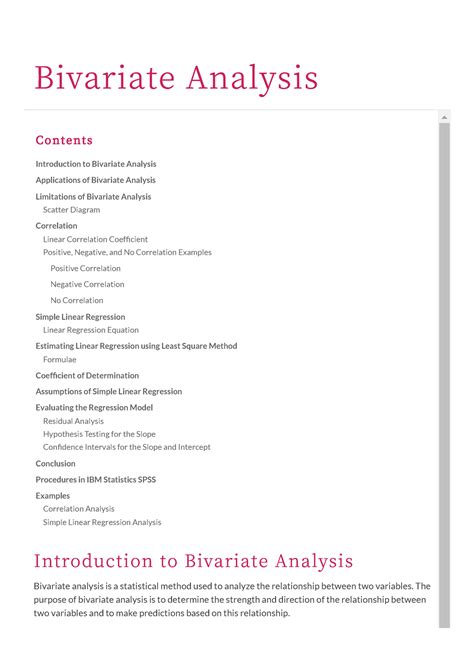 STA Bivariate Analysis BACHELOR OF ACCOUNTANCY HONOUR UiTM Studocu