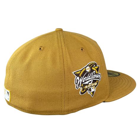 59fifty New York Yankees Tan Brown Timbs 2000 World Series Patch