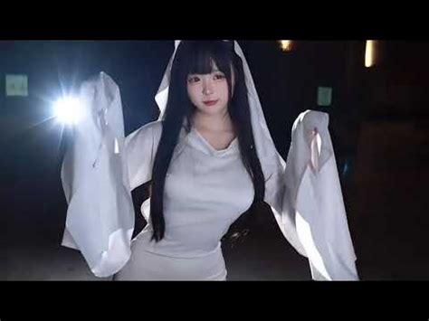Ghost Girls Sexy Dance In The Dark Spooky Moves With A Backlight