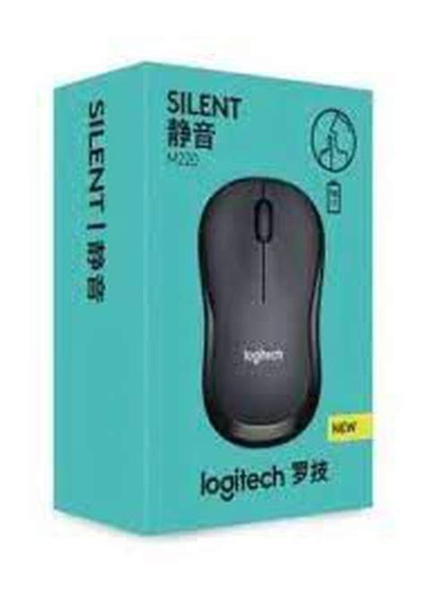 Logitech Mouse Wireless M220 Silent Click Original Blue
