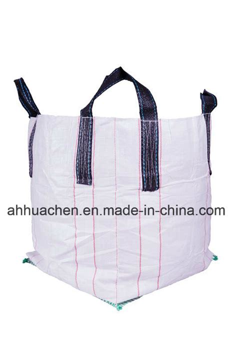 Economical And Durable 4 Loops Side Lifting Stretching Fibc Pp Jumbo Bag And Pp Container Bag