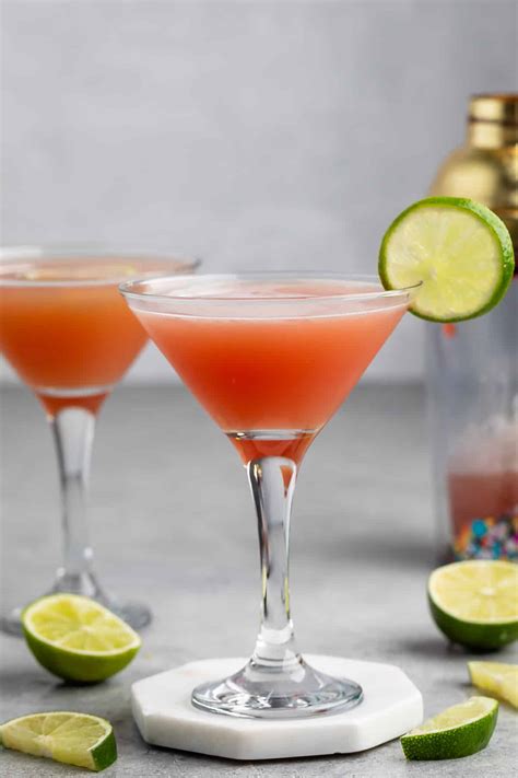 Cosmopolitan Drink With Flower