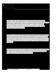 Forensic Report Example Free Report Examples