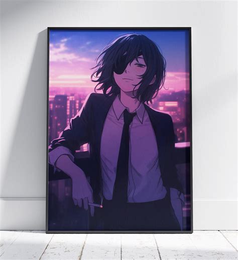 Himeno Chainsawman Anime Poster Japanese Manga Art Print Etsy Uk
